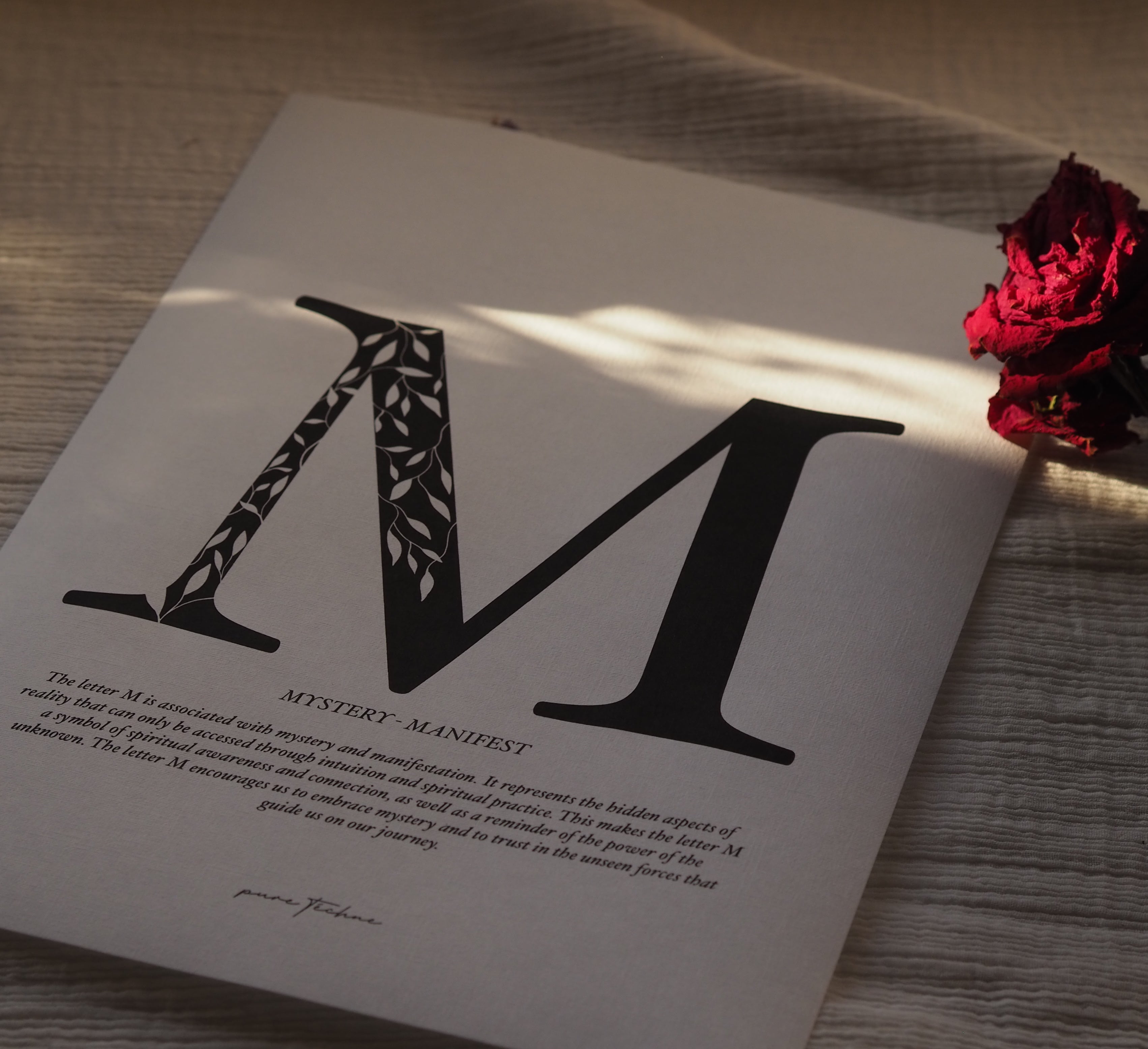 Alphabet Collection – Pure Téchne